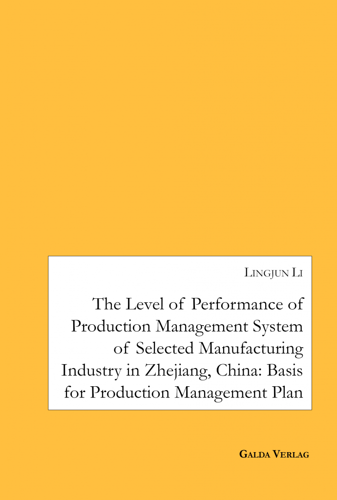 The Level of Performance of Production Management System of selected ...